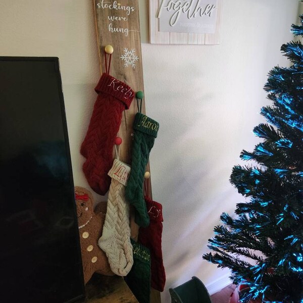 Vertical Stocking Holder 6ft, Stockings Were Hung, Stocking Holder ...