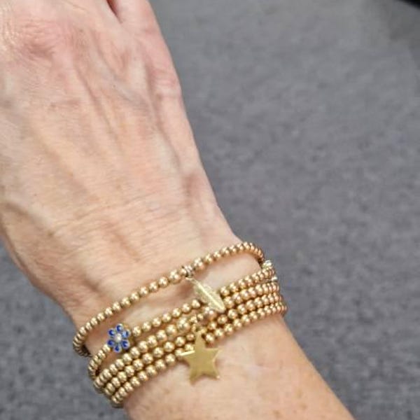 MOONSTONE STACKING Set | Genuine Moonstone Gemstone | Sterling Silver ...