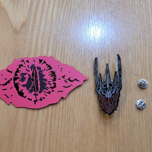 Dark Lord Sauron, Hard Enamel Pin - Etsy