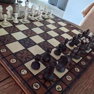 Beautifully Detailed 20x20 Inch Solid Wood Chess Board NO - Etsy