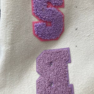 Multi Colour Chenille Varsity Letter Patch Patches Sew on Towel ...