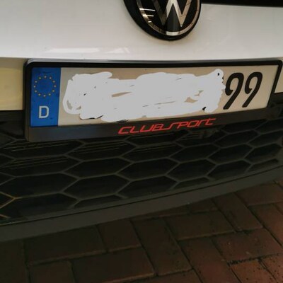 European License Number Plate Frame Holder Surround Carbon Look - Etsy