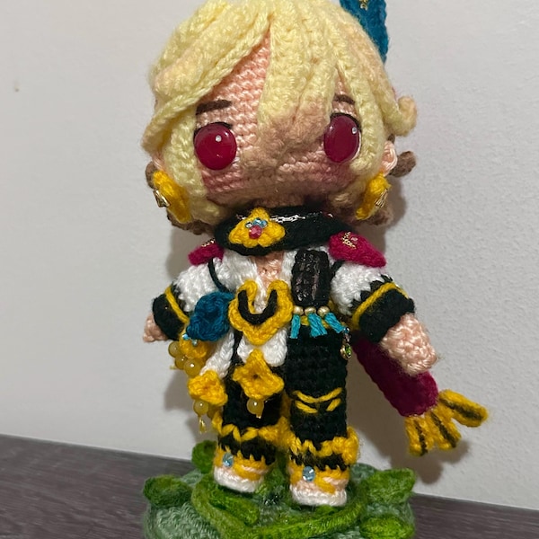 Crochet PDF Pattern: "kaveh" Chibi Amigurumi - Etsy
