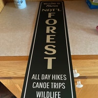 National Forest Sign, Vertical Forest Sign, Custom Nat'l Forest Gift ...