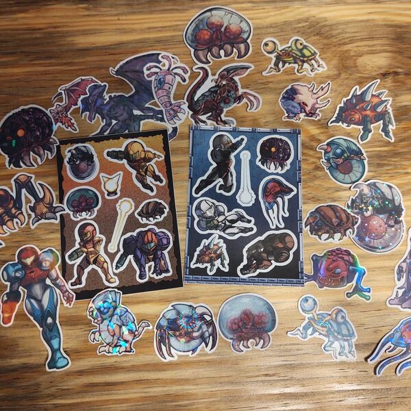 Metroid Zoomer (holographic) Sticker - Etsy