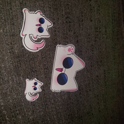 Gojo & Nanami Cat Sticker - Etsy