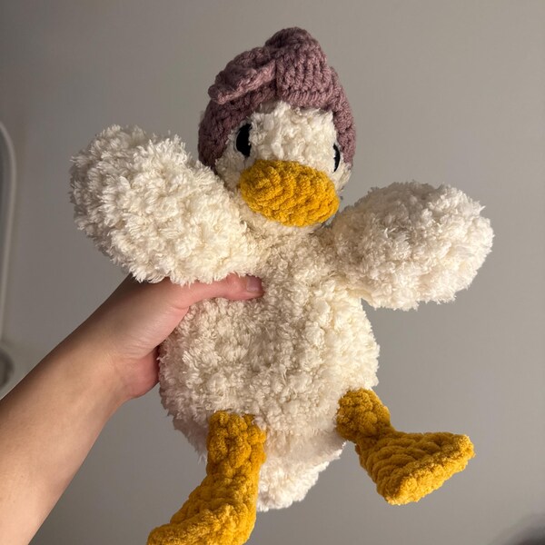 Baby Della Duck | Crochet Duck | Crochet Snuggler | Duck Snuggler ...