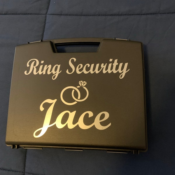 Ring Security Box With FREE Sunglasses, Ring Holder Inside, Ring Bearer ...