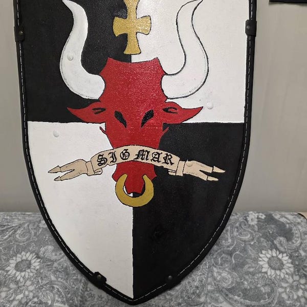 Jormungandr Serpent Viking Shield, Medieval Shield, Norse Shield, Larp ...