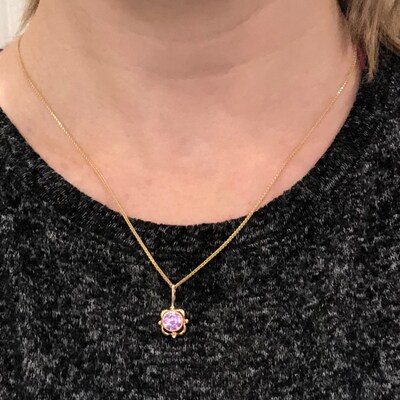 Vintage Original 583 Gold Ring, Solid Gold 14k, Corundum Ring, Rose ...