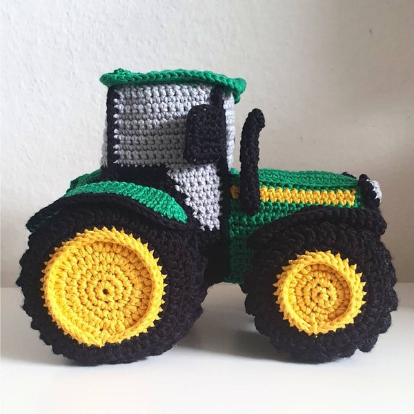 Toota's Tractor Crochet Pattern - Etsy