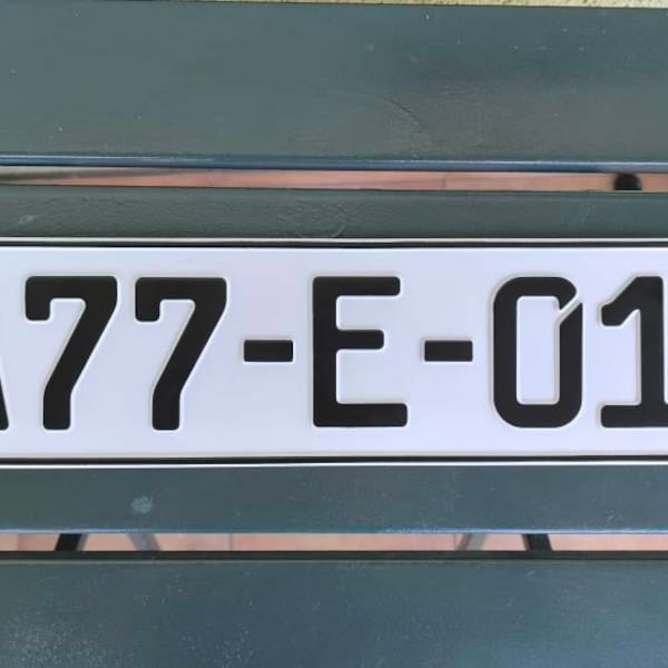 Kingdom of Saudi Arabia KSA Arab Arabic Euro European License Plate ...