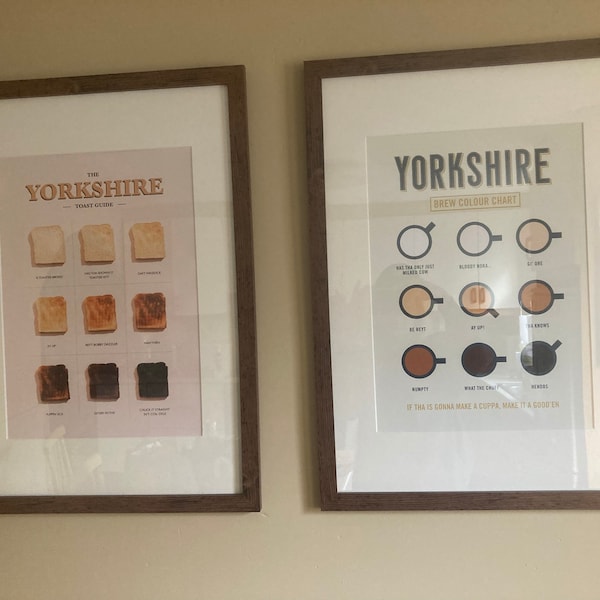 Yorkshire Beer Chart Print, Yorkshire Slang, Yorkshire Print, Yorkshire ...