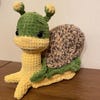Crochet Pattern Snail Amigurumi PDF File in ENG and German - Etsy