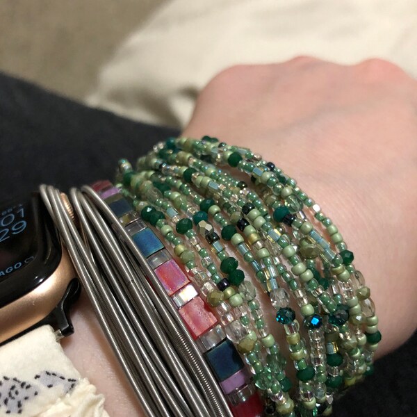 Tila Stack Bracelets - Choose Your Design - Custom Sizing - Etsy