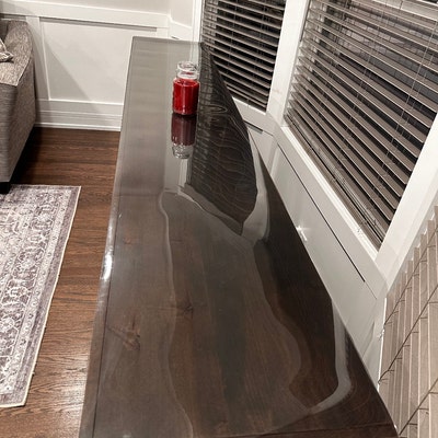 Custom Clear Table Cover Protector, USA Made, Safe, 2mm Thick Ultra ...