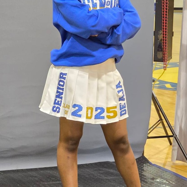 Personalized Graduation Senior Outfit/ Skirt and Sweatshirt Set/ Senior ...