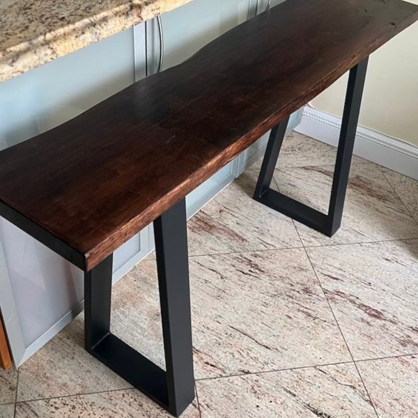 H 28 Inch Trapezoid Console Table Legs, 1 Pair, #SS230 - Etsy