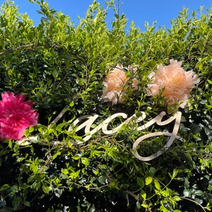 Large Laser Cut Wood Name Sign | Etsy