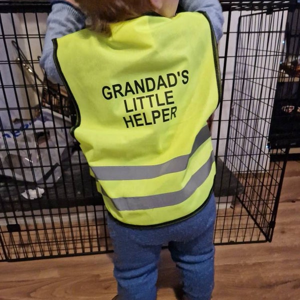 Pink Reflective Vest Little Princess Printed Vest Hiviz Baby Child 6 ...