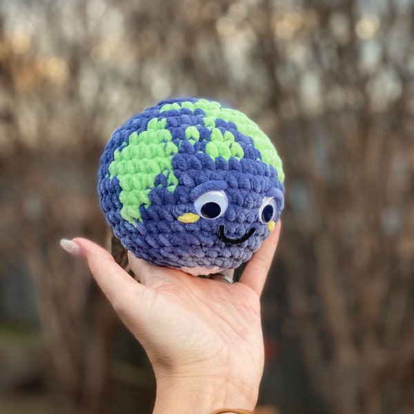 Planet Earth Crochet PATTERN ONLY Pdf Instant DOWNLOAD! Amigurumi ...