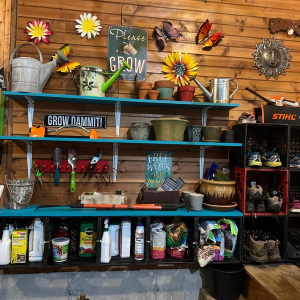 PLEASE GROW SIGN, Garden Signs, Vintage Style Garden Sign, Please Grow ...