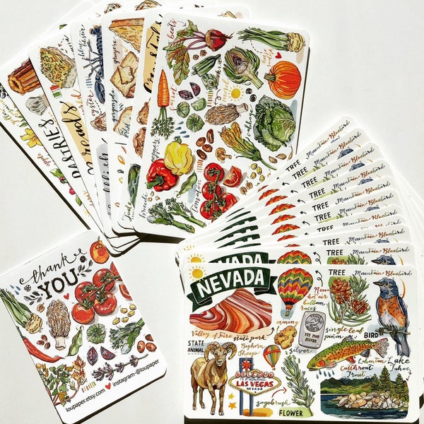 Nevada State Postcard. - Etsy