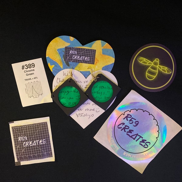 Mini Gel Frame Earrings! 9 GENERIC COLOR Options- Varying Shades Dark ...