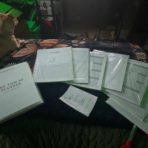 Money on One Page (DOWNLOAD) - Etsy