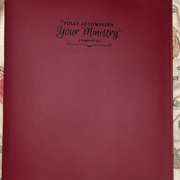 JW Leather Bible Cover New World Translation. Can Be Personalised ...