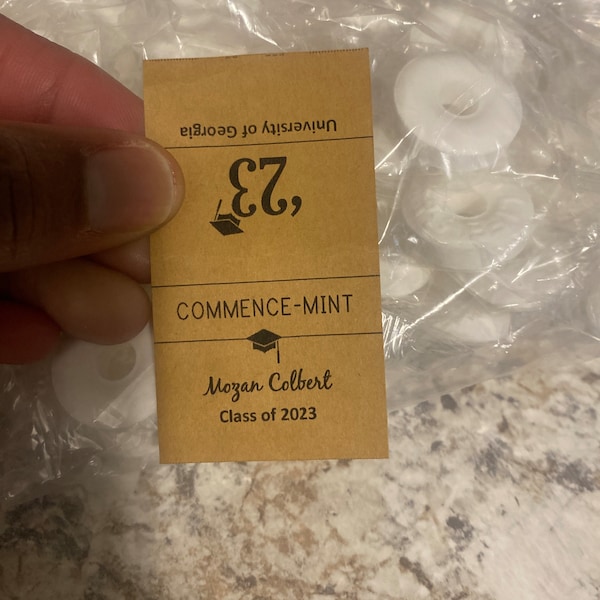 Graduation Commence-mints: 2025/2024 Graduation Candy, Graduation Party ...