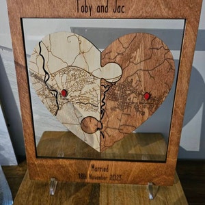 Personalised Map Location Key Holder for Wall Custom Magnetic - Etsy