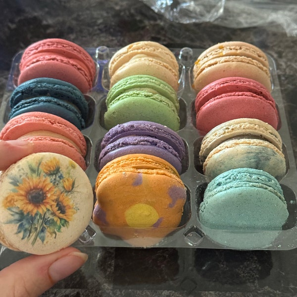 Izzy French Macarons Surprise Me Flavors Assorted Standard Packaging ...
