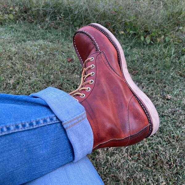 Motoman Vintage Harness Ring Boots Black Moto Riding Square Toe EU 44 ...