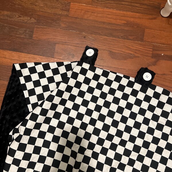Checkered Carseat Cover Checkered Car Seat Canopy Many Colors to Choose ...