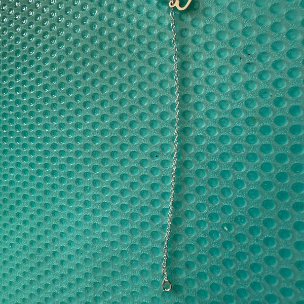 925 Sterling Silver Extender Safety Trace Chain , 2 X Bolt Ring Clasps ...
