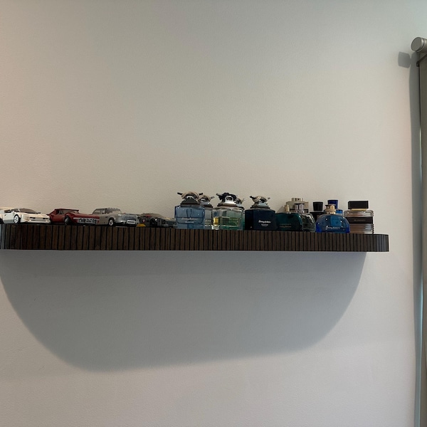 Custom Rounded Fluted Floating Shelf - Etsy