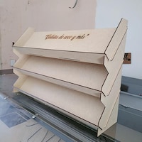 Retail Counter Display Template for Laser Cutting | Display Stand | DIY ...