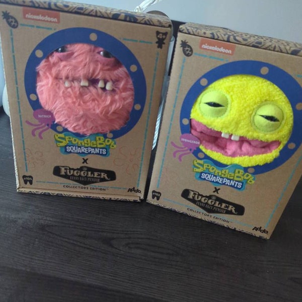 Fuggler X Spongebob Squarepants Patrick Star Fish Soft Toy BNIB - Etsy
