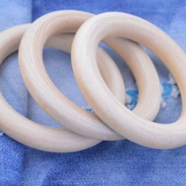 20pcs Wooden Tubes, Unfinished Wood Tube Beads, Cylinder Shape Wood ...