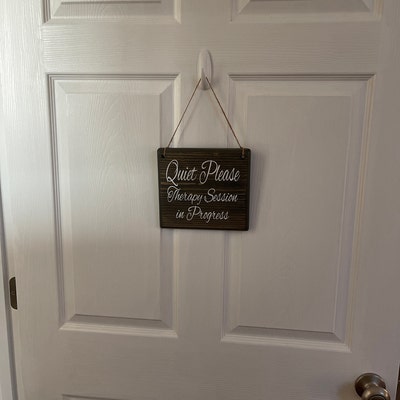 Therapy Session in Progress Sign, Therapy Sign, Therapy Session Sign ...