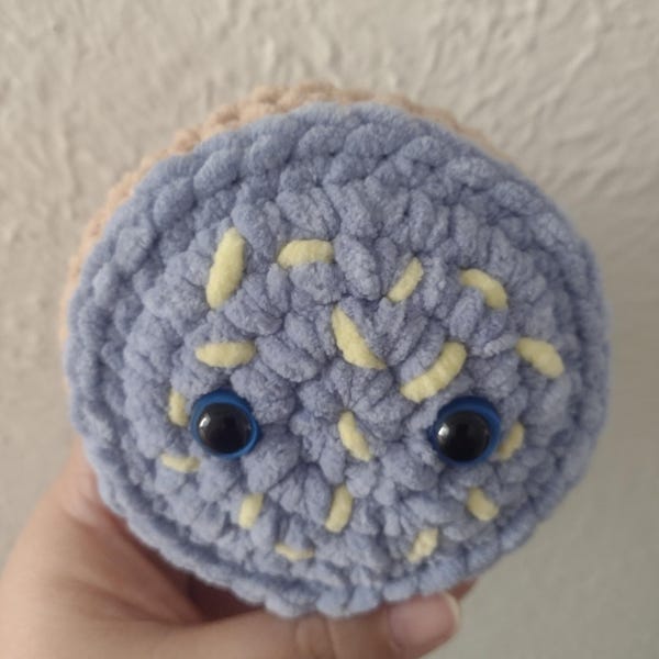 Mini Frosted Sugar Cookie Cookie Crochet Pattern, Plush Mini Cookie ...