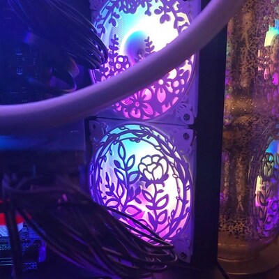 Fan Shroud Hanging Garden Shroud/cover/grill for 120mm and 140mm ...