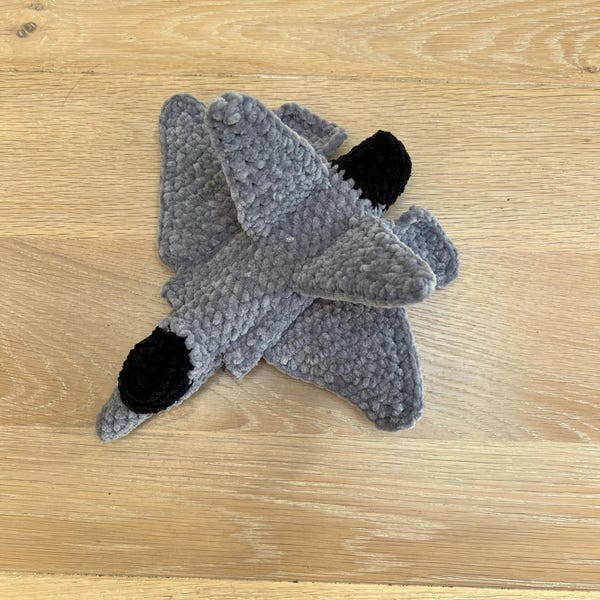 Crochet Pattern Airplane Like F-35, Amigurumi Plane Pattern, Crochet ...