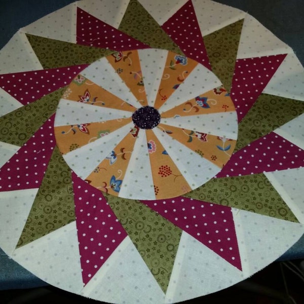 Emperors Wheel Quilt Pattern - Etsy