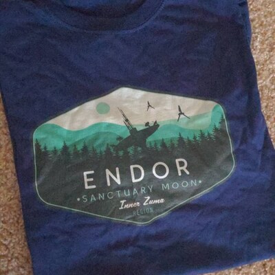 Star Wars T Shirt, Endor Forest T-shirt, Men's & Women's Shirt, Star ...