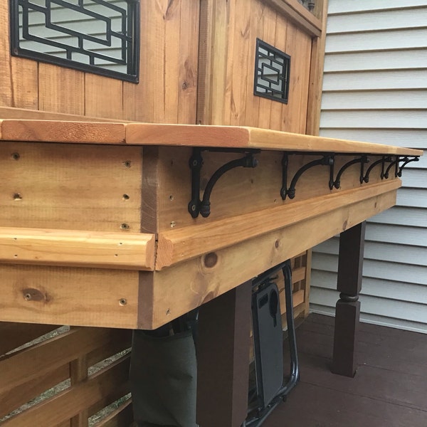 Heavy Duty, Brown, Farm House, Farmhouse Brackets, Rustic, Bracket ...