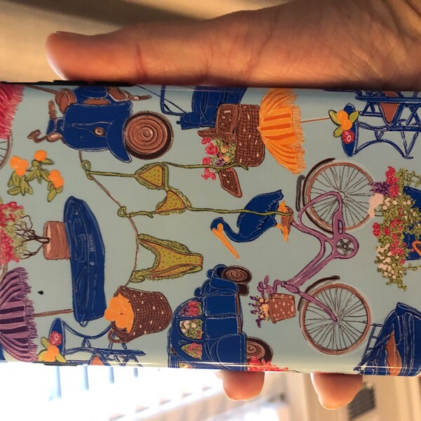 Blue Preppy Shell Coastal Case - Etsy