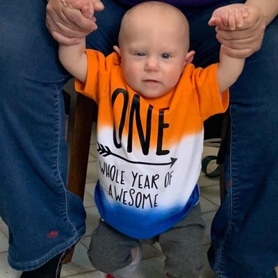 One Whole Year of Awesome SVG, First Birthday Svg, Dxf,png Instant ...