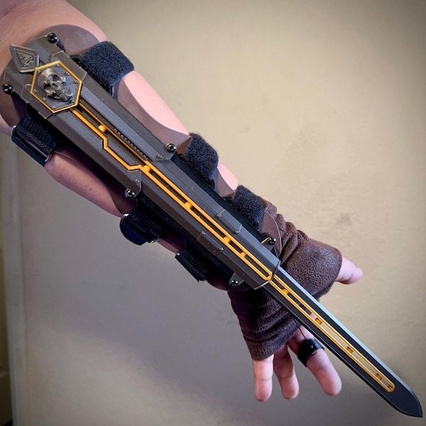 V2 Assassin's Syndicate Jacob Frye Hidden Blade (grey/gold) - Etsy